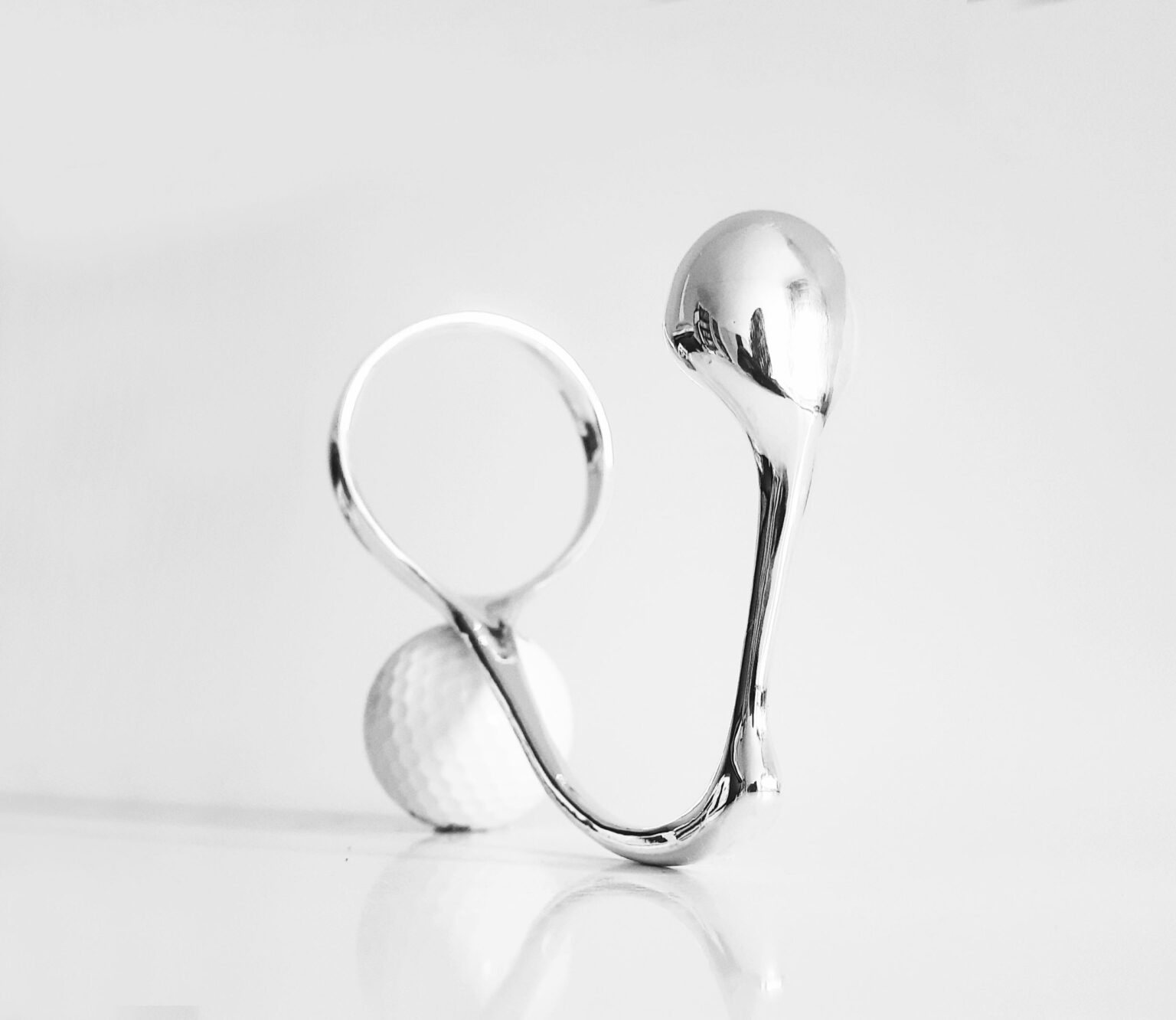 Silver Cock Ring With Prostate Stimulating Butt Plug “Stroke Play”